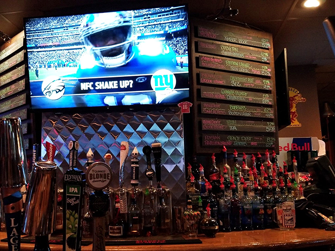 The bar where everybody might not know your name yet, but they'll remember your drink order. Sports on screens, spirits on shelves, and stories in the air.