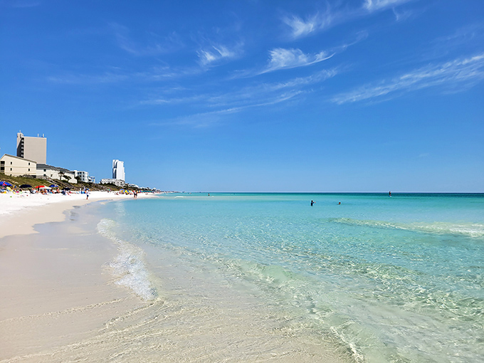 The perfect gradient of blues. Where the shallow water meets deep sea creates a color palette that paint companies try desperately to bottle.