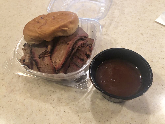 The engineering required to eat this sandwich rivals the Apollo mission, but the payoff is worth it.