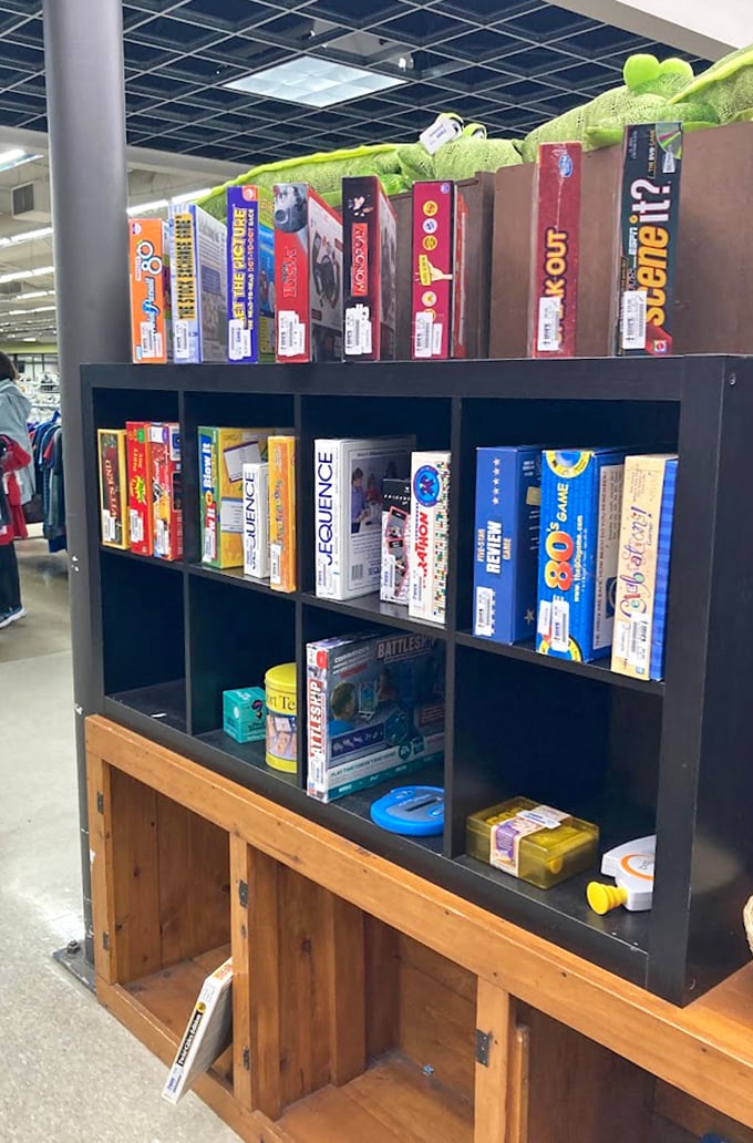 Board game heaven awaits the competitive family&mdash;from vintage Monopoly to modern strategy games, all without the sticker shock of retail.