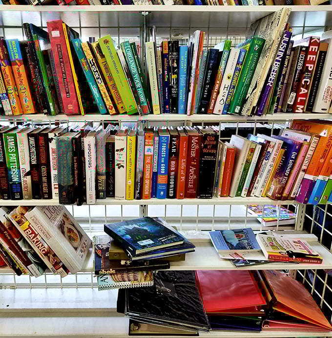 Bookworms beware&mdash;you might need to cancel your afternoon plans. These shelves hold dog-eared paperbacks and coffee table tomes at prices that make bibliophiles giddy.