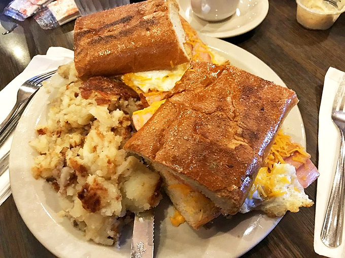 This breakfast sandwich doesn't need a fancy name or artisanal bread. It's the reliable friend who's always there when you need comfort between two slices.