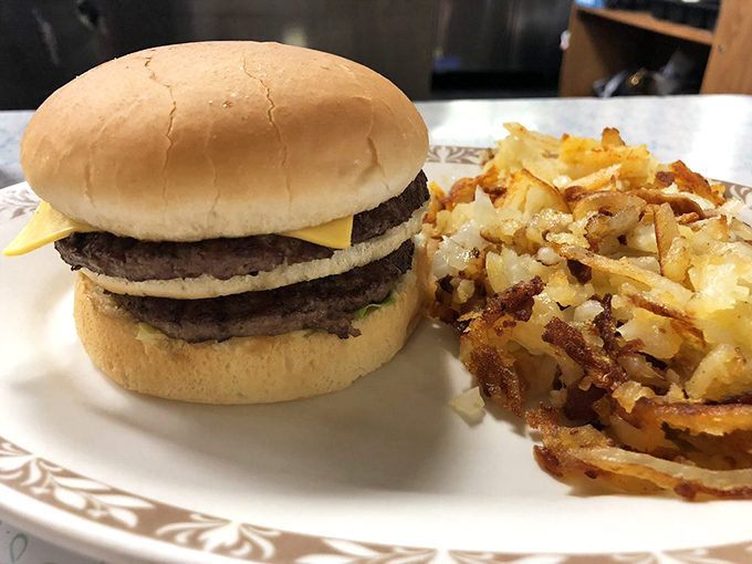 This burger doesn't need trendy toppings or a clever name&mdash;just quality beef, proper seasoning, and a bun that knows its supporting role.