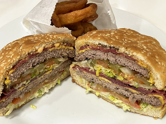 When one great sandwich meets another&mdash;this burger-pastrami mashup is what happens when comfort foods collaborate instead of compete.