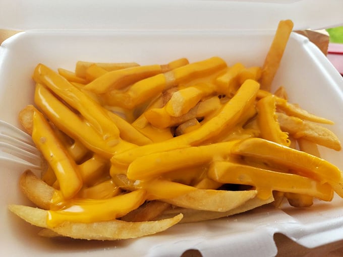 Golden cheese fries that could easily serve as the main event at any gathering.