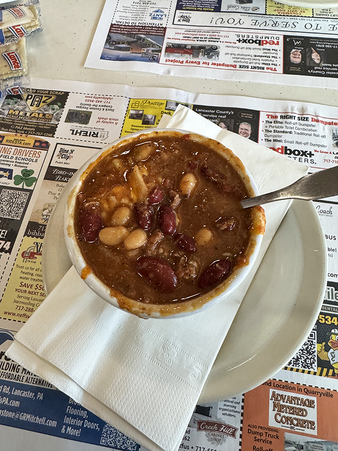 Bean by bean, this chili tells the story of comfort in a bowl. It's not just soup – it's a warm hug for your insides.