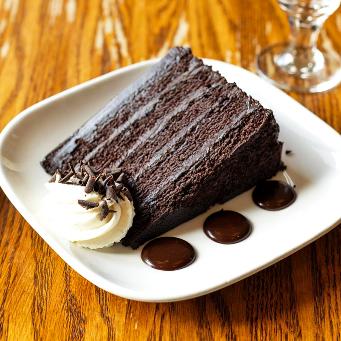 Layer upon layer of chocolate decadence&mdash;this cake doesn't just satisfy your sweet tooth, it throws a party for it.