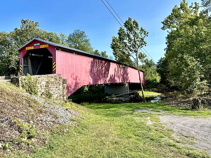 Rural Pennsylvania at its finest&mdash;where farm silos and covered bridges remind us that some landscapes remain gloriously unchanged.