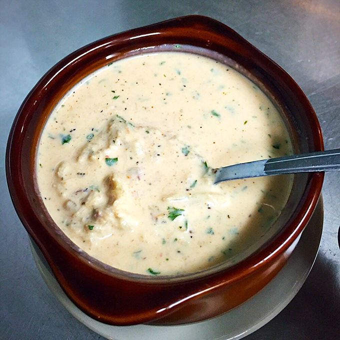 This isn't just soup—it's a creamy, dreamy bowl of comfort that whispers, "Cancel your afternoon plans, you're staying here."