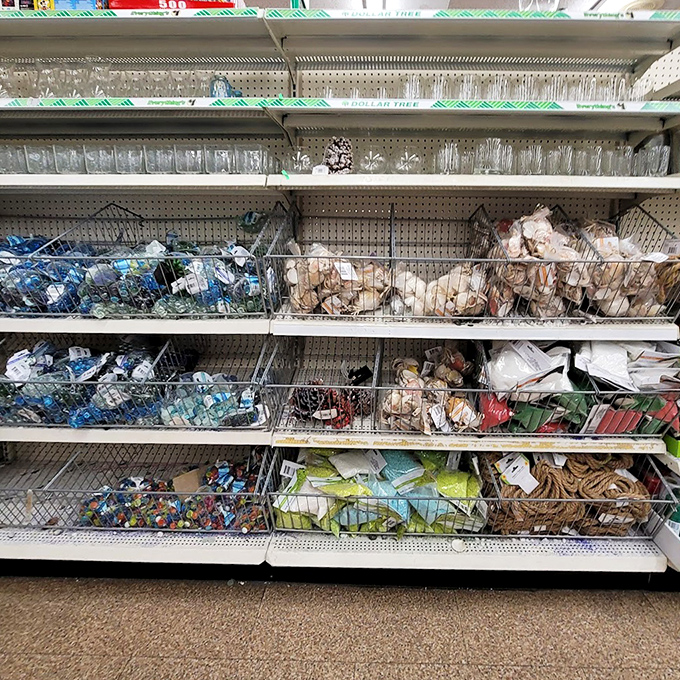 The craft section: where Pinterest dreams come to life without the nightmare price tags. DIY paradise for teachers and creative souls.