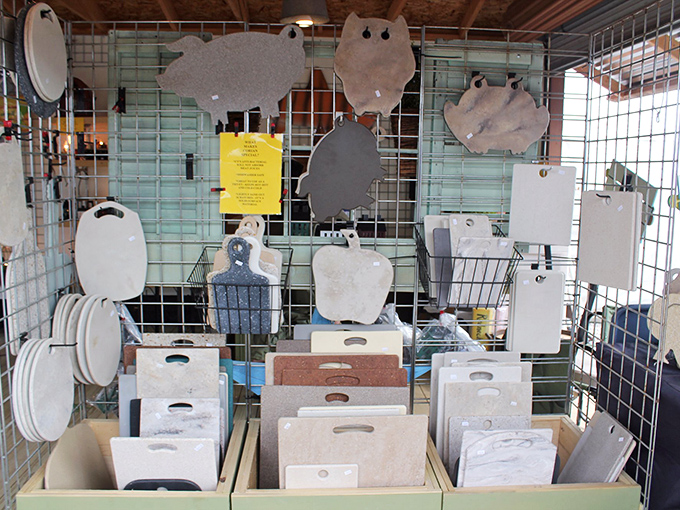 A gallery of functional art. These meticulously crafted cutting boards transform mundane meal prep into an experience worthy of an Instagram moment.