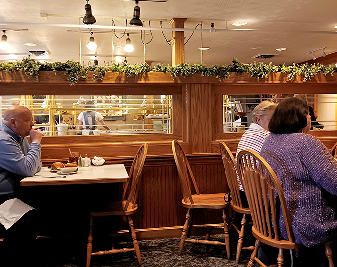 Happy diners discovering what happens when authentic Amish cooking meets genuine Midwestern hospitality perfectly.