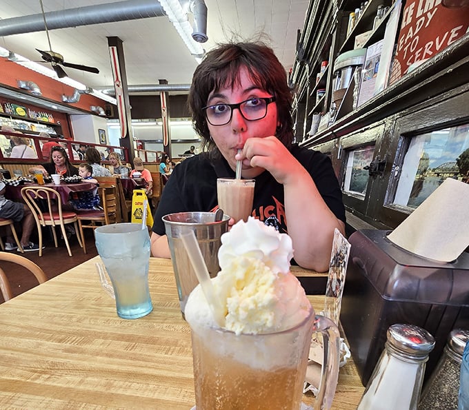 Where strangers become regulars and regulars become family. The booths have heard more town secrets than the local barber shop. 
