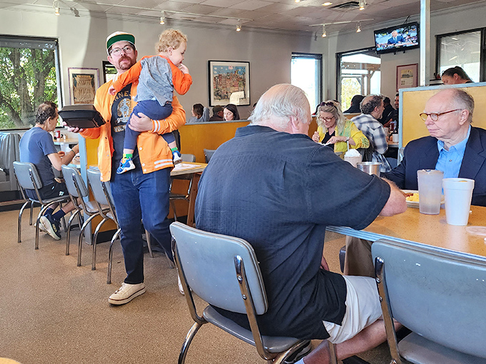 Where strangers become neighbors over plates of pastrami. Noshville's dining room buzzes with the energy of people united by their appreciation for proper deli fare.