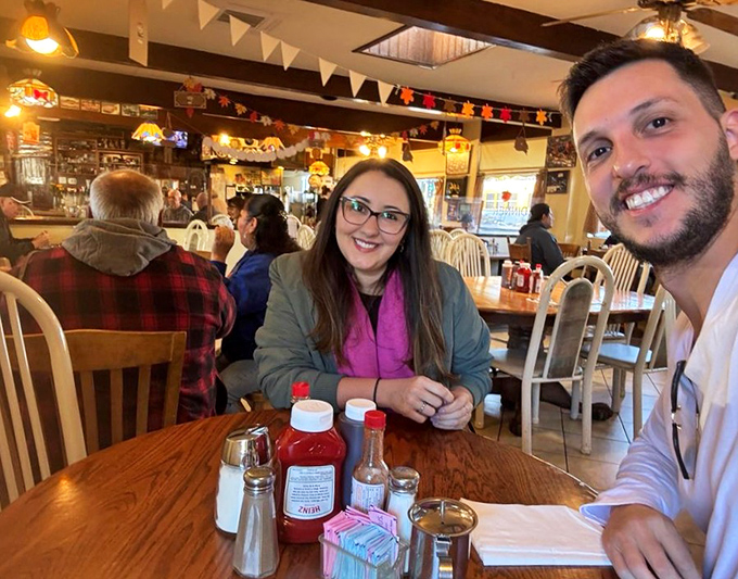 Real people eating real food &ndash; no influencers staging photos for the 'gram here.