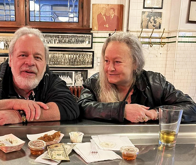 Happy faces tell the real story – this is where seafood dreams come true daily.