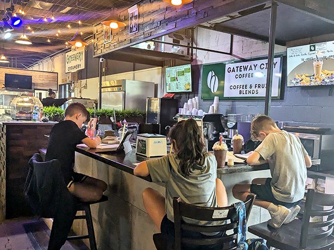 Gateway Coffee: where locals gather to caffeinate and contemplate life's big questions, like "Should I get another pastry?" (The answer is always yes.)