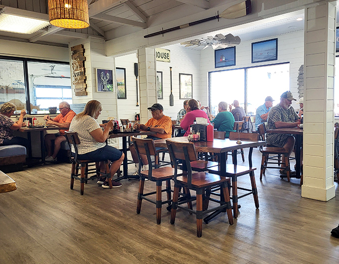 Where locals and tourists unite in the universal language of "mmm" &ndash; a dining room filled with the happy murmurs of satisfied customers.
