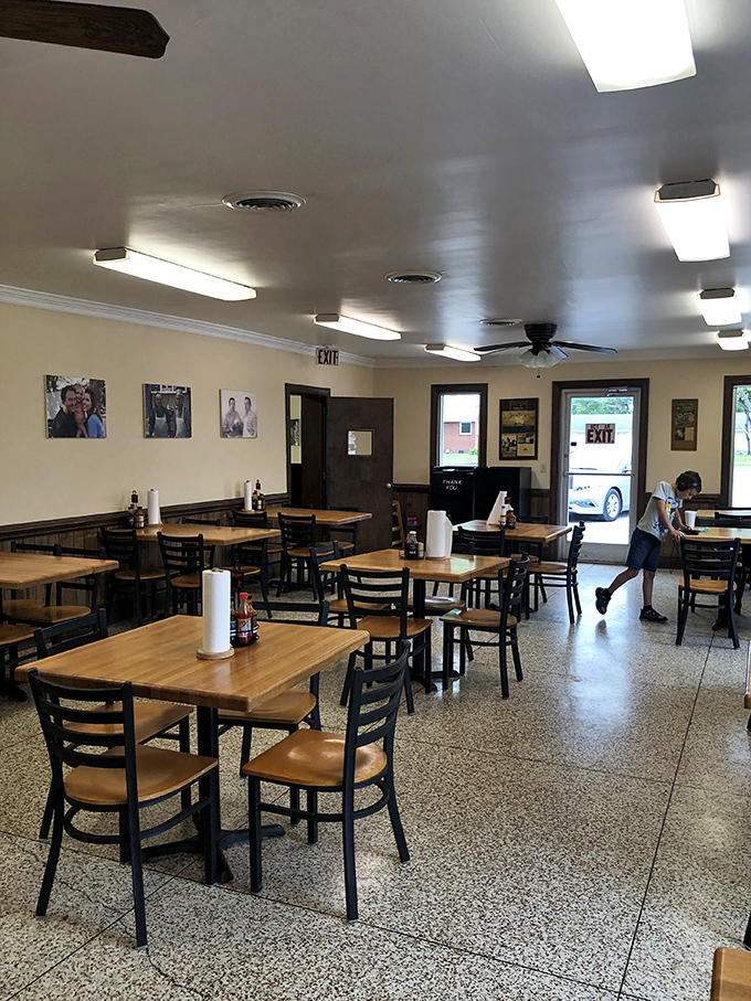 The dining room&mdash;where strangers become friends over shared tables and the universal language of "mmm" replaces the need for fancy conversation.