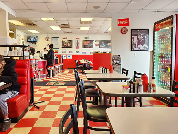 The dining area feels like it's been welcoming hungry Ohioans since before the Browns broke Cleveland's heart the first time.