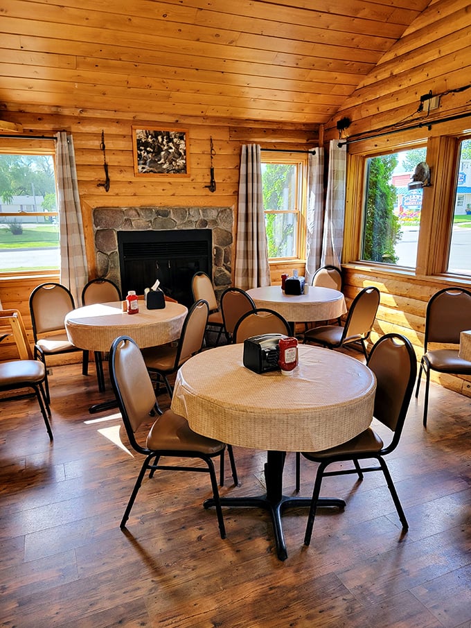 The dining room where stories are shared over steaming pasties and nobody's in a hurry to leave.