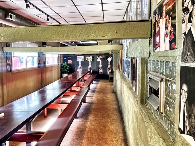 The dining area is no-frills and communal. You'll make friends or at least exchange knowing nods of beef-induced bliss.