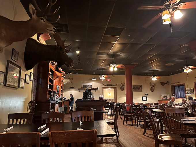 The dining room feels like it's been hosting special occasions and Tuesday night cravings with equal importance for generations.