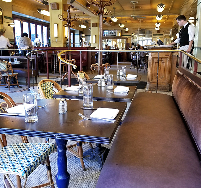 The dining area isn't just a room&mdash;it's theater-in-the-round where every table offers a view of life's most delicious performance.