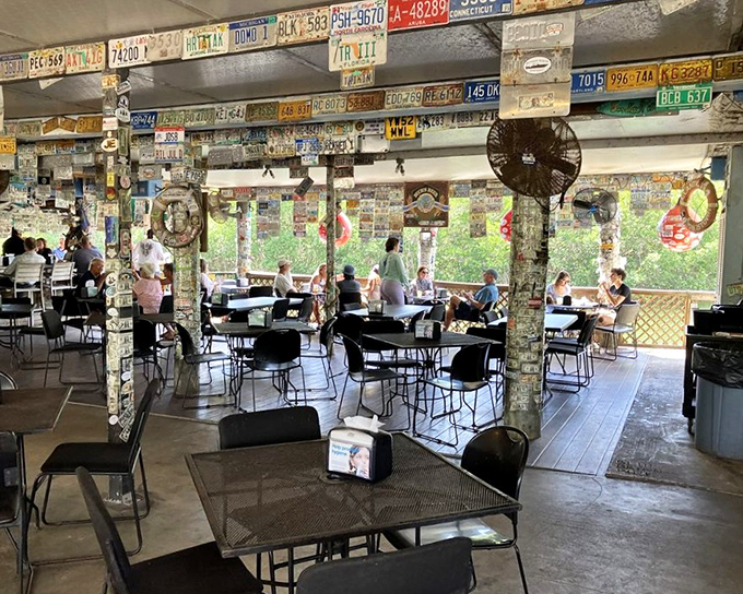 Open-air dining means pelican neighbors and water views that make every meal feel like a special occasion celebration.