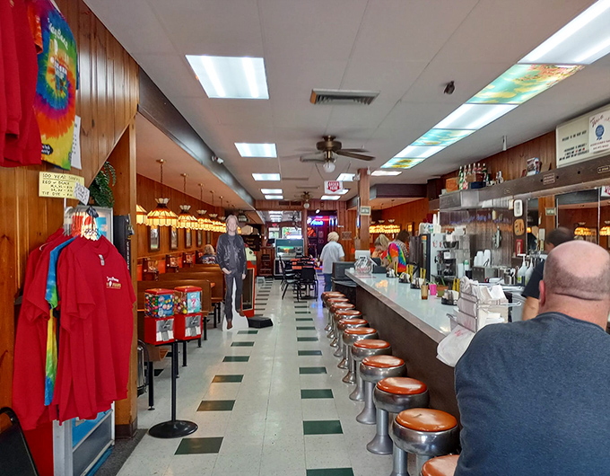 Wood paneling, Tiffany-style lamps, and that unmistakable diner energy. Some places don't need Instagram filters&mdash;they've been photogenic since before it mattered.