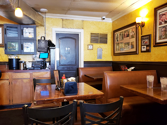 The dining room feels like your favorite aunt's house &ndash; if your aunt happened to be an exceptional cook with a penchant for yellow walls.