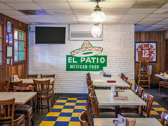 The dining room feels like your favorite aunt's house&mdash;if she happened to make the best enchiladas in Texas and hung a sombrero on the wall.