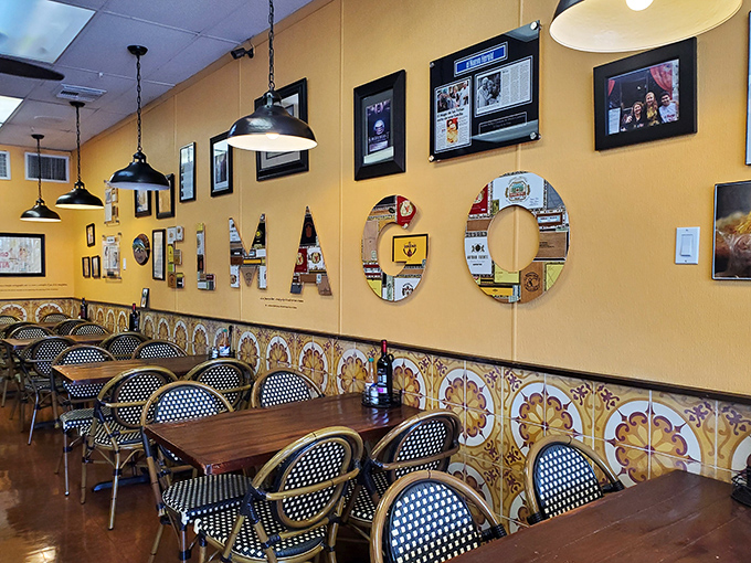 The "MAGO" letters on the wall aren't just decoration&mdash;they're a reminder of whose culinary territory you've happily wandered into.