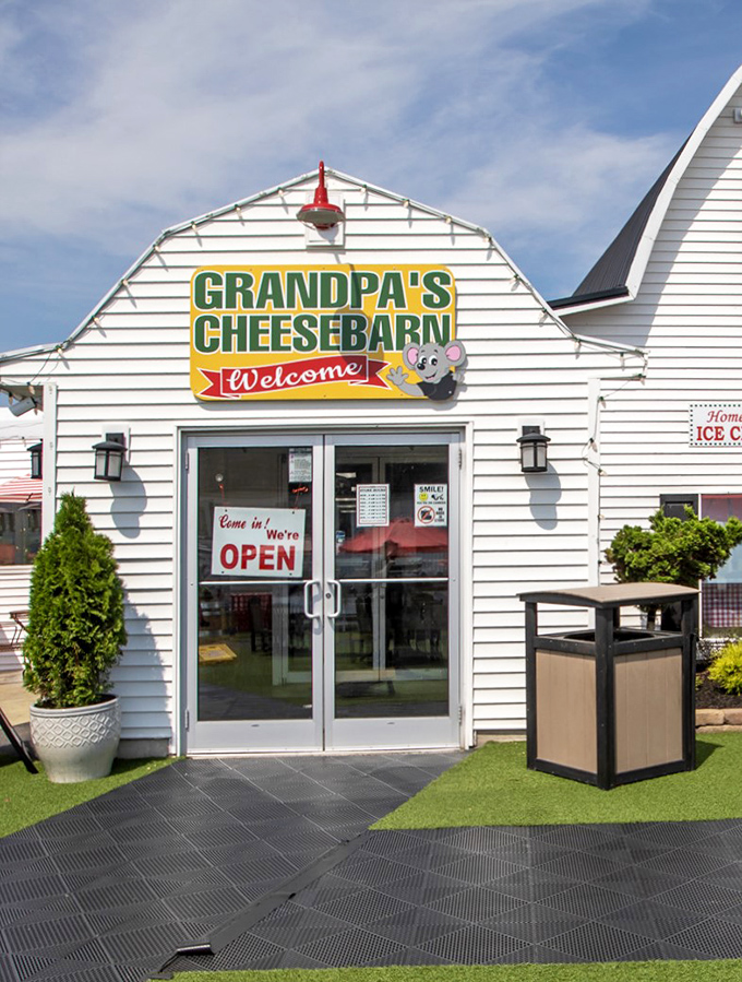 The welcoming entrance promises discoveries that will make you question every previous cheese and chocolate experience completely.