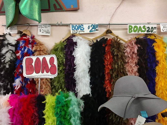 Feather boas in every color of the rainbow&mdash;because sometimes your outfit needs that extra flourish that screams "I'm not afraid of attention!"