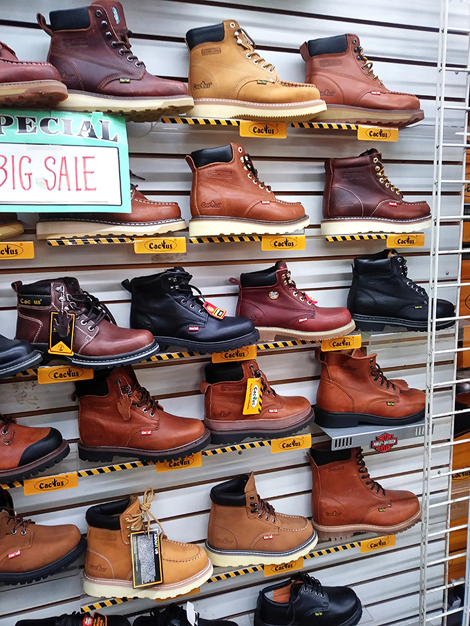 These Cactus work boots aren't just footwear&mdash;they're a statement of intent. Ready for construction sites or just looking ruggedly handsome while running weekend errands. 