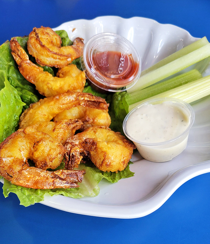 These golden-fried shrimp aren't just cooked&mdash;they're pampered. Crispy outside, tender inside, they're the beauty queens of the seafood pageant.