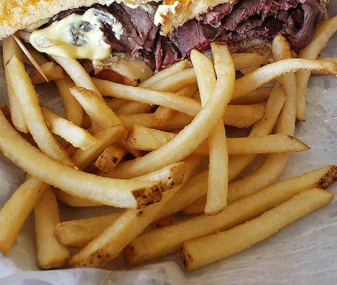 These aren't just fries&mdash;they're supporting actors that steal the scene. Crispy, golden, and unapologetically potato-forward in the best possible way.