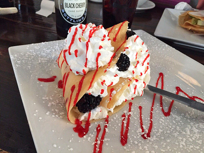 Whipped cream mountains, berry treasures, and powdered sugar snow&mdash;this dessert landscape is worth the expedition.