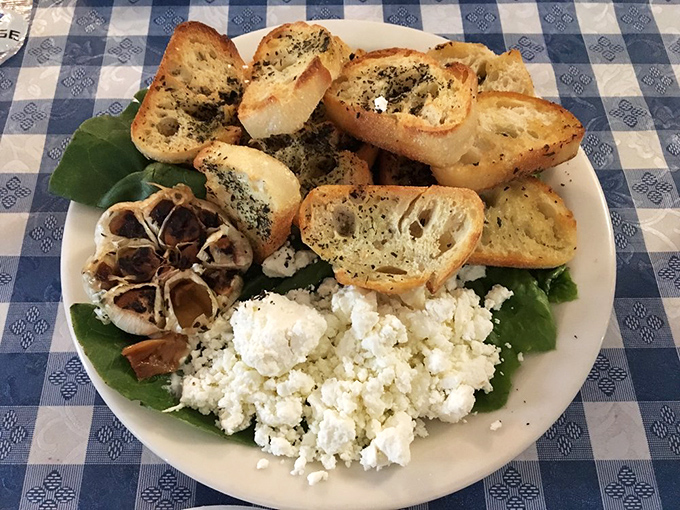This rustic crostini plate proves Alamo Springs isn't just a one-trick pony&mdash;they understand that sometimes sophistication can wear cowboy boots too.