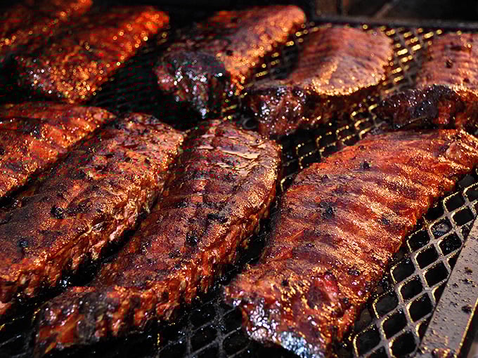 The moment of transformation&mdash;when pork ribs meet smoke and fire in a dance as old as time, creating the magic that keeps Memphis on the culinary map.