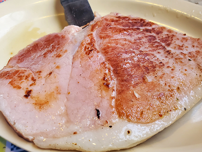 Sometimes the simplest things, like perfectly griddled ham, remind you why breakfast is life's greatest invention.
