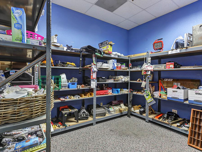 DIY paradise for the handy shopper. This corner holds enough tools to build a deck, fix a fence, or finally tackle that Pinterest project you've been avoiding.