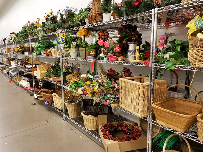 Artificial flora that never needs watering and seasonal decor that's ready for any holiday. Martha Stewart would approve of these basket-dwelling treasures.