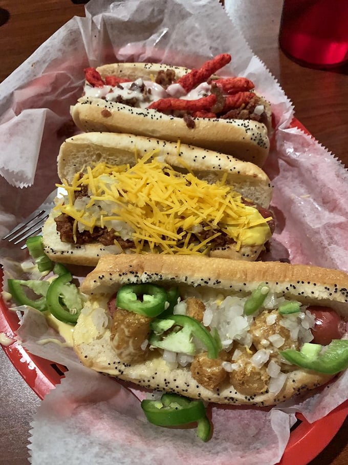 This cheese-blanketed beauty on a poppy seed bun is what happens when comfort food gets dressed up for a night on the town.