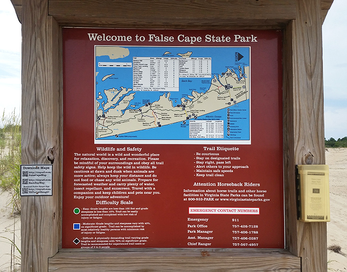 The park's version of GPS &ndash; except this one won't recalculate when you decide to wander off trail. Adventure awaits in every direction.