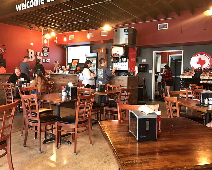 The dining area strikes that perfect balance between "nice enough for a date" and "casual enough to wear your favorite t-shirt."