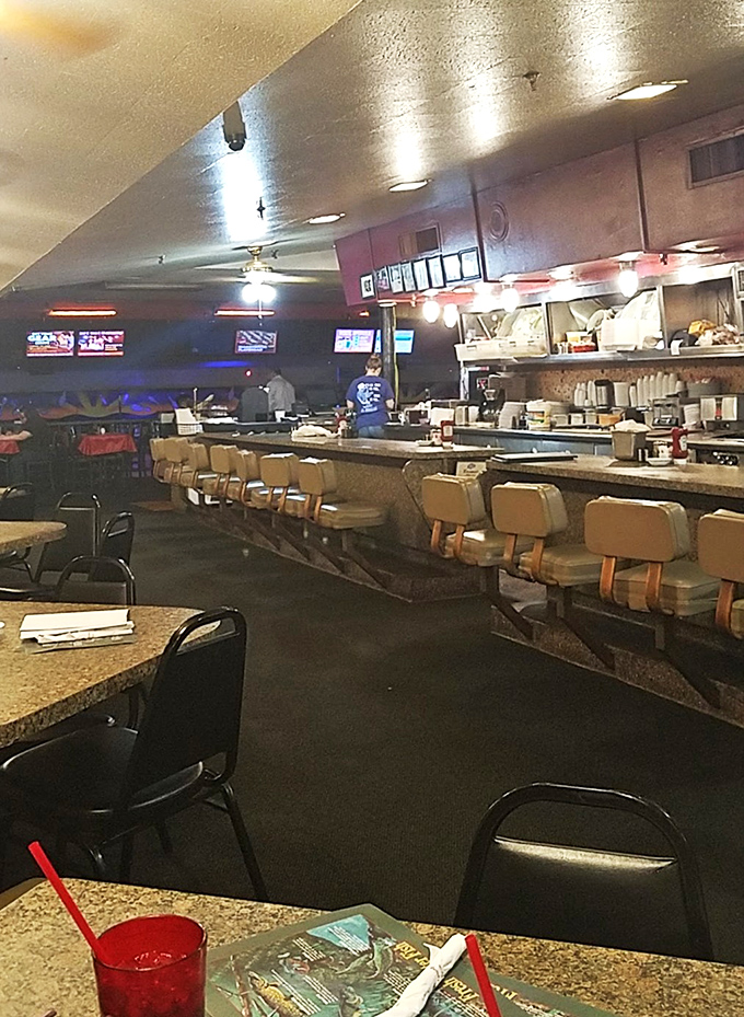 The dining room has that lived-in comfort that no designer could replicate&mdash;it's earned through decades of serving the community.