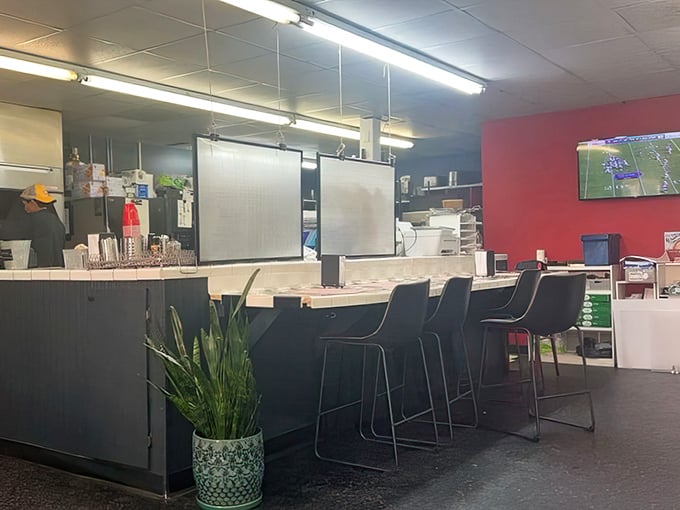 Modern minimalism meets sandwich functionality – a space designed for the serious business of feeding hungry Delawareans.