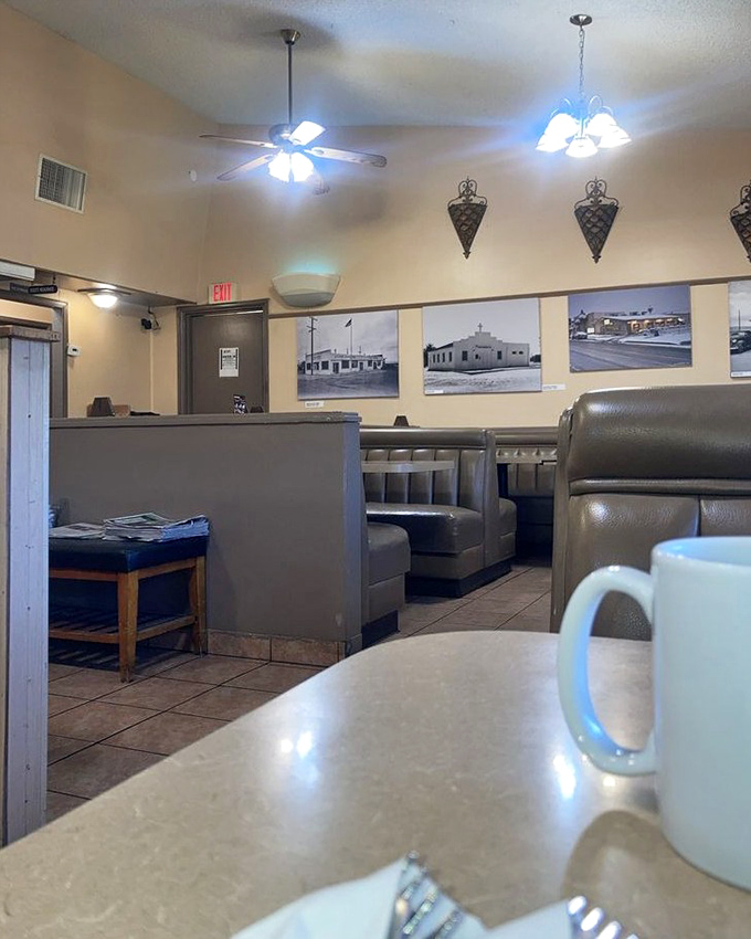 Historical photos line the walls, telling stories of Ridgecrest's past while you create new memories over breakfast.